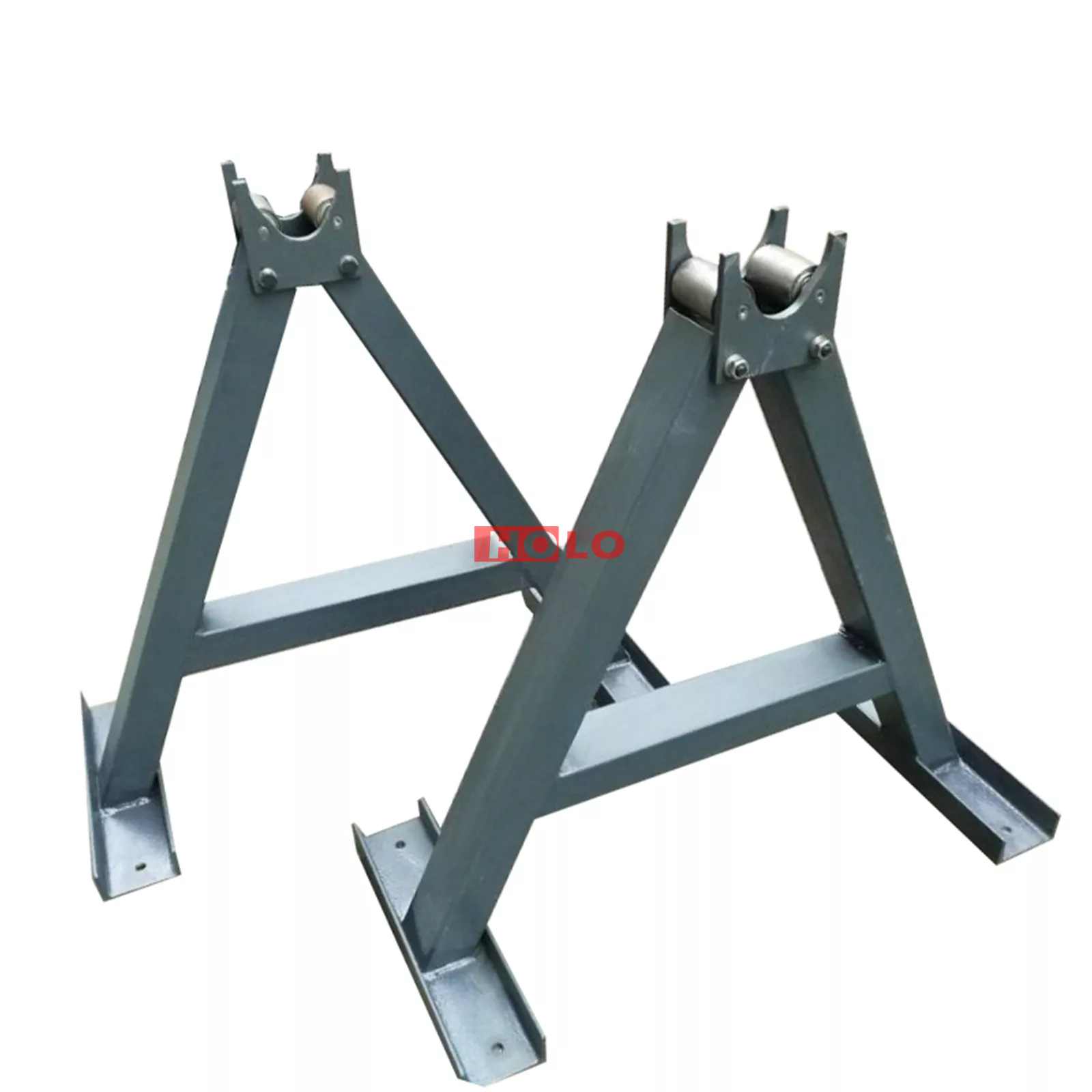 A Type Stand for PVC PU Conveyor Belt Roll - Buy cutting machine, belt ...